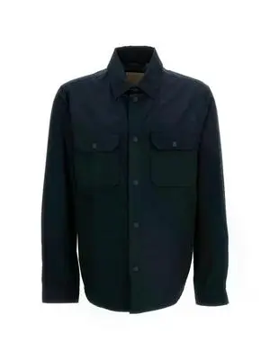 Woolrich Flap-pocket Collar Jacket - Blue