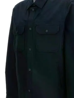 Woolrich Flap-pocket Collar Jacket - Blue