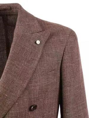 LUIGI BIANCHI MANTOVA Double-breasted Suit Jacket
