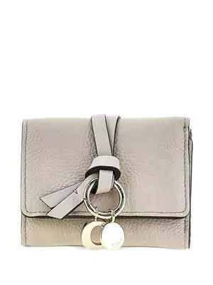 Chloé Knot Charm Wallet Neutrals