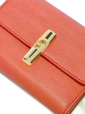 Furla Iride Compact Wallet - Orange
