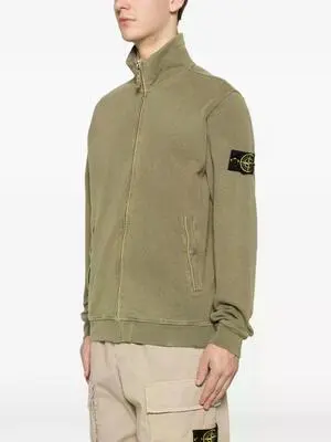 Stone Island Zip Pocket Sweatshirt