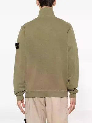 Stone Island Zip Pocket Sweatshirt