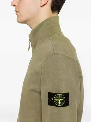 Stone Island Zip Pocket Sweatshirt