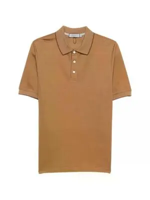 Canali Collar Trim Polo Shirt