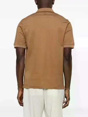 Canali Collar Trim Polo Shirt