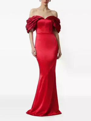 FRAMBOISE Kamari Off-shoulder Dress