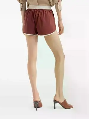 Brunello Cucinelli Logo Shorts - Red