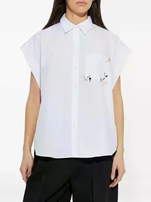 Paul Smith Floral Embroidered Shirt