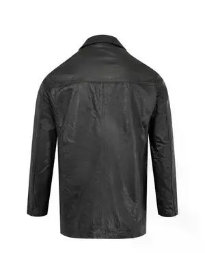 GIORGIO BRATO Single-breasted Leather Jacket