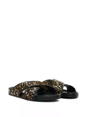 ANINE BING Emi Leopard-print Sandals