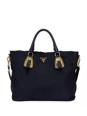 Prada Tessuto Buckle Tote