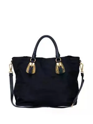 Prada Tessuto Buckle Tote