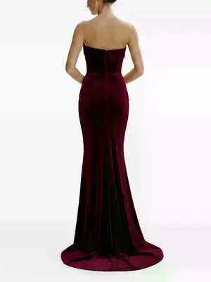 FRAMBOISE Strapless Amos Gown