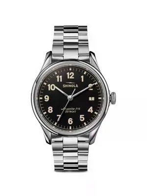 Shinola Vinton 38mm Watch - Black