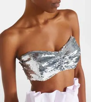 Simone Rocha Sequin Bandeau Top
