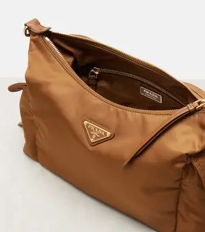 Prada Re-nylon Large Shoulder Bag - Brown