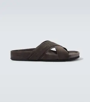 TOM FORD Suede Slides