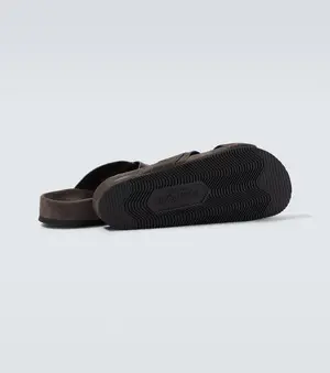 TOM FORD Suede Slides