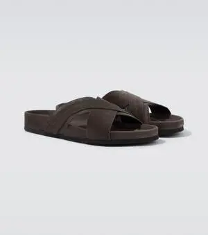 TOM FORD Suede Slides