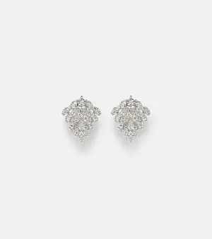 ANITA KO Snowflake Diamond Earrings In 18kt White Gold - Silver