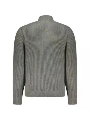 Fedeli Cashmere Zip Cardigan - Grey