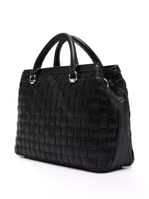 Guess Sandy Tassel Grid Tote Bag