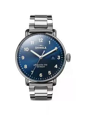 Shinola Canfield 43mm Watch - Blue