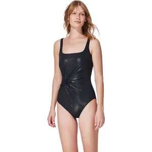 GOTTEX Square Neck One Piece - Black