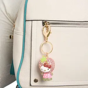HELLO KITTY X Strawberry Shortcake Bag Charm Keychain - Pink/multi
