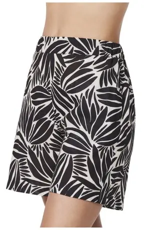 GOTTEX Comeback Short Cover-Up Black-white