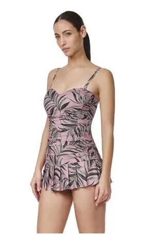 GOTTEX La Palm Bandeau Swimdress - Dusk-pink