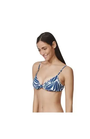 GOTTEX Comeback Bikini Top - Petrol-white