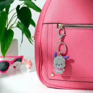 HELLO KITTY Pochacco Pavé Keychain Bag Charm