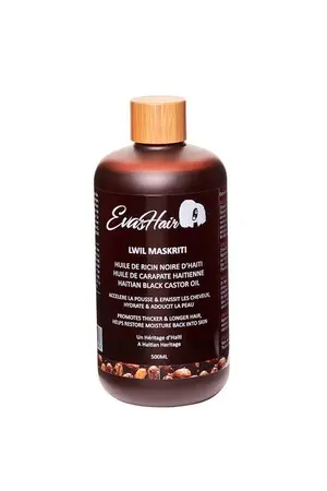 EVASHAIR Haitian Black Castor Oil - Brown