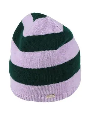 Herno Wool Intarsia-knit Beanie - Purple