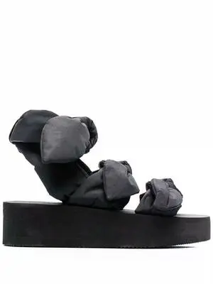 Red Valentino Bow-detail Padded-strap Platform Sandals