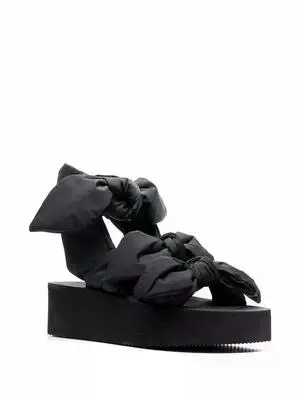 Red Valentino Bow-detail Padded-strap Platform Sandals