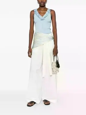 Alice + Olivia Ruffled Tank Top