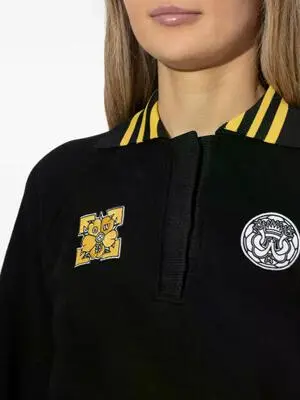 Off-White Appliquéd Collared Dress
