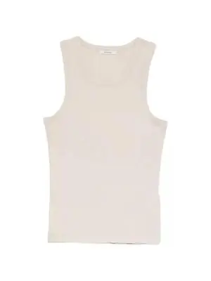 ENTIRE STUDIOS Sleeveless Vest Top - Neutrals