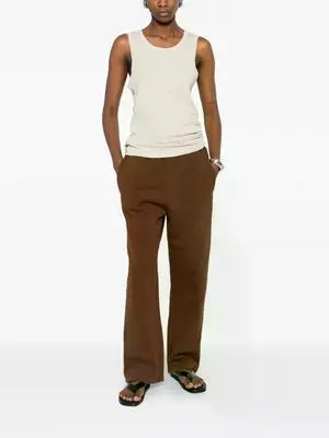 ENTIRE STUDIOS Sleeveless Vest Top - Neutrals