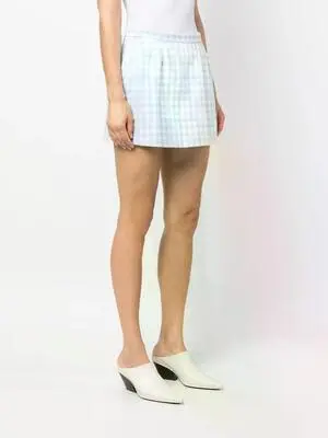 Red Valentino Gingham Check Mini Skort