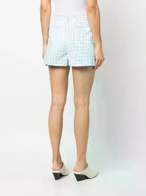 Red Valentino Gingham Check Mini Skort