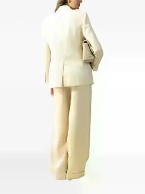 Brunello Cucinelli Button-fastening Fitted Jacket - Neutrals