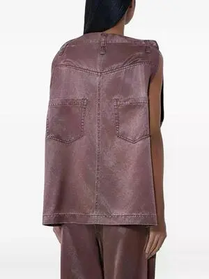 Issey Miyake Sleeveless Structured Top