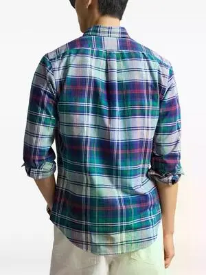 Polo Ralph Lauren Plaid Embroidered Shirt - Green