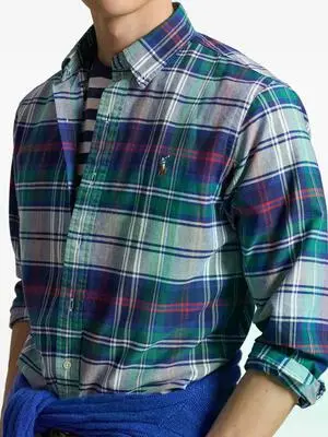 Polo Ralph Lauren Plaid Embroidered Shirt - Green