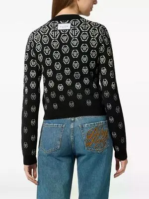 Philipp Plein Logo-embroidered Sweater