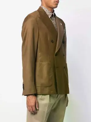 MANUEL RITZ Wool Blend Double-breasted Blazer